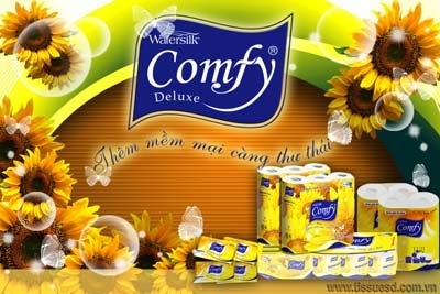 Comfy - giấy tissue cao cấp an toàn cho sức khỏe