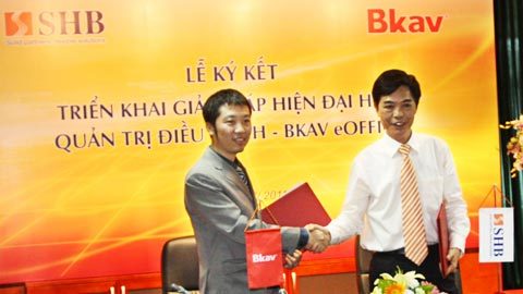 SHB nâng tầm quản trị với eOffice của Bkav