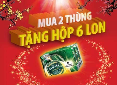 Bia Saigon Special - Hương vị độc đáo ngày Tết